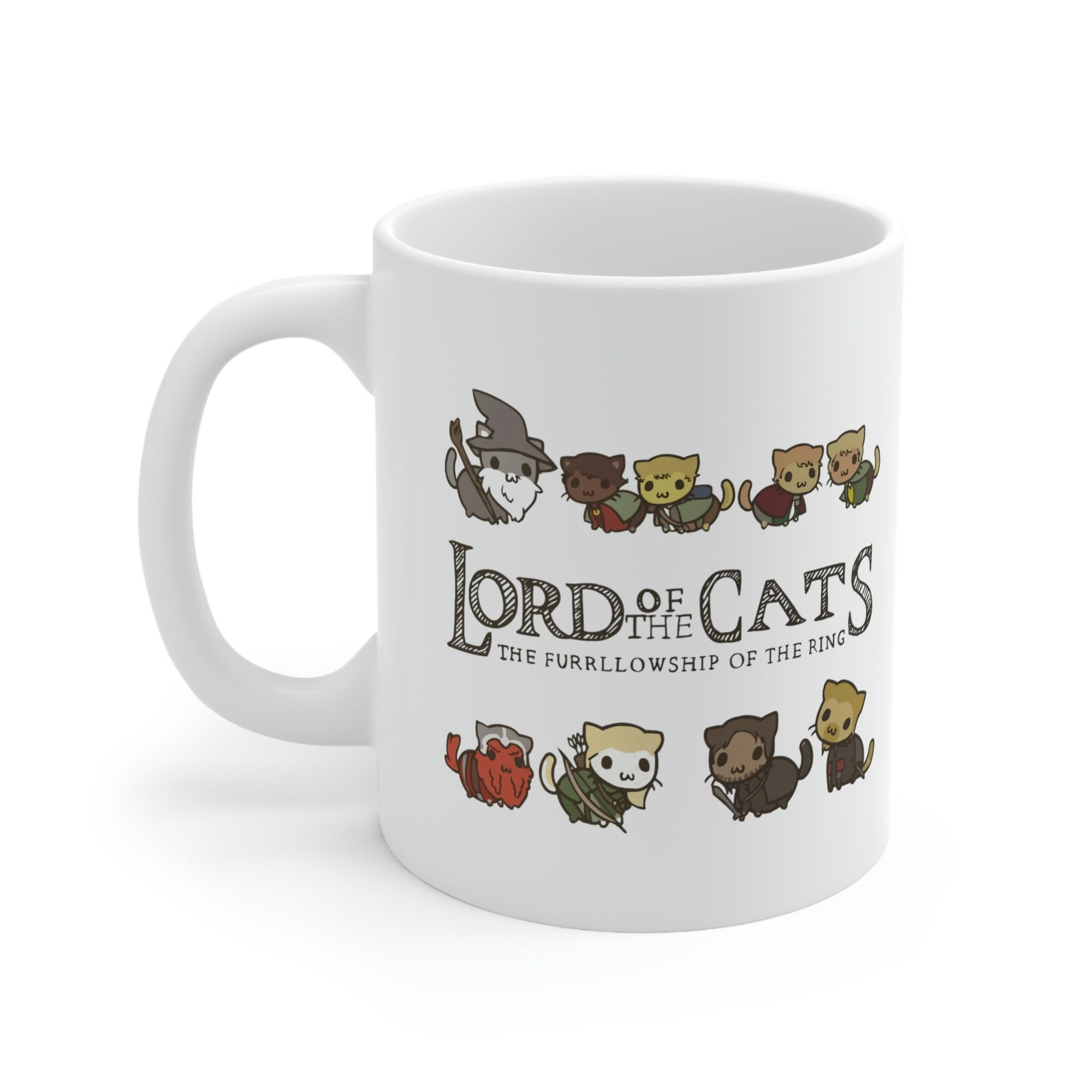 Lord of the Cats Mug, Cat Mom Gift, Kittens, Animal Lovers Gift Mug ...