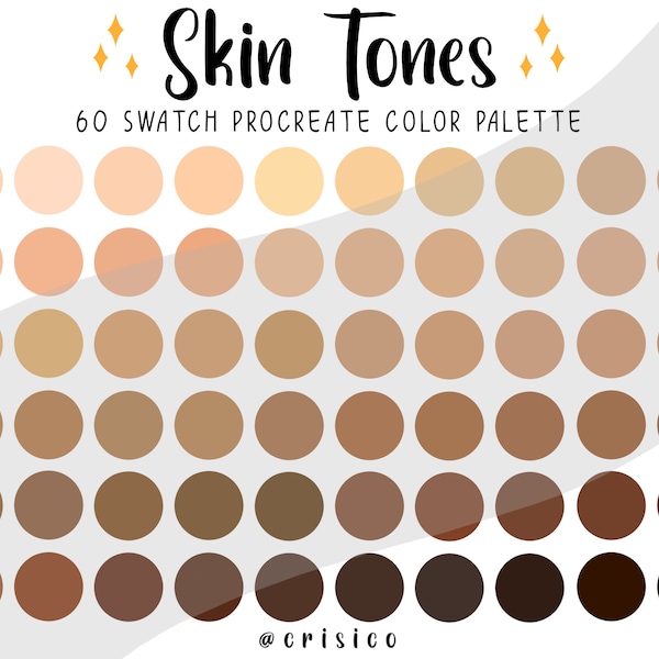 Skin Color Palette - Etsy