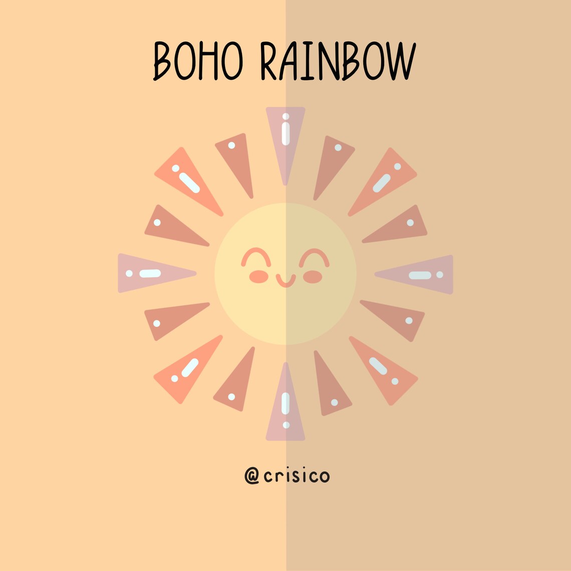Boho Rainbow Procreate Color Palette / Color Swatches / Instant ...