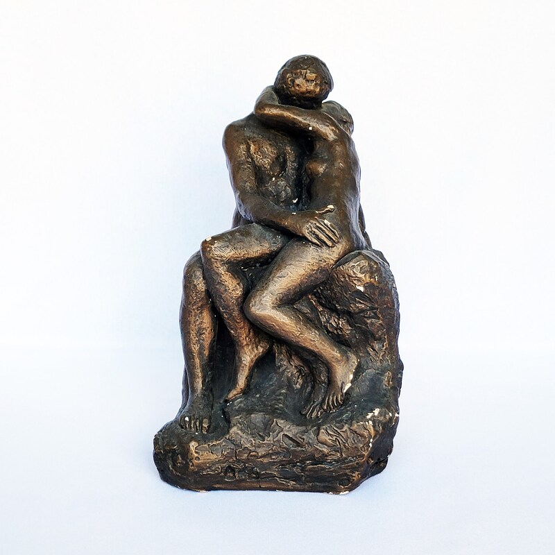 Man Woman Embracing Sculpture - Etsy