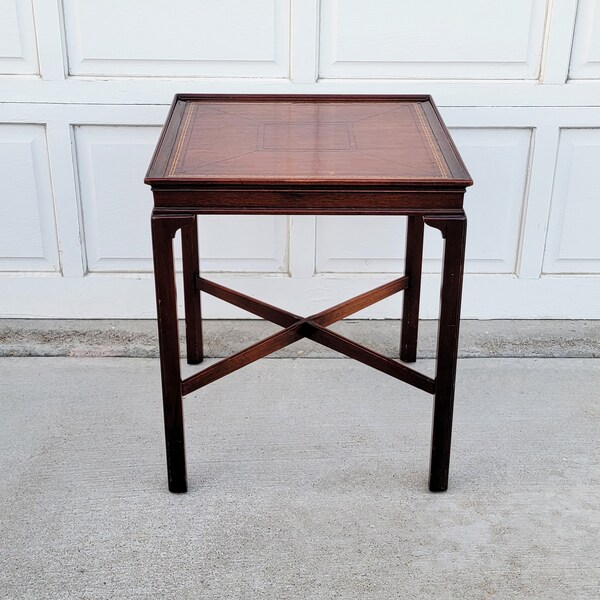 Leather Top Table - Etsy