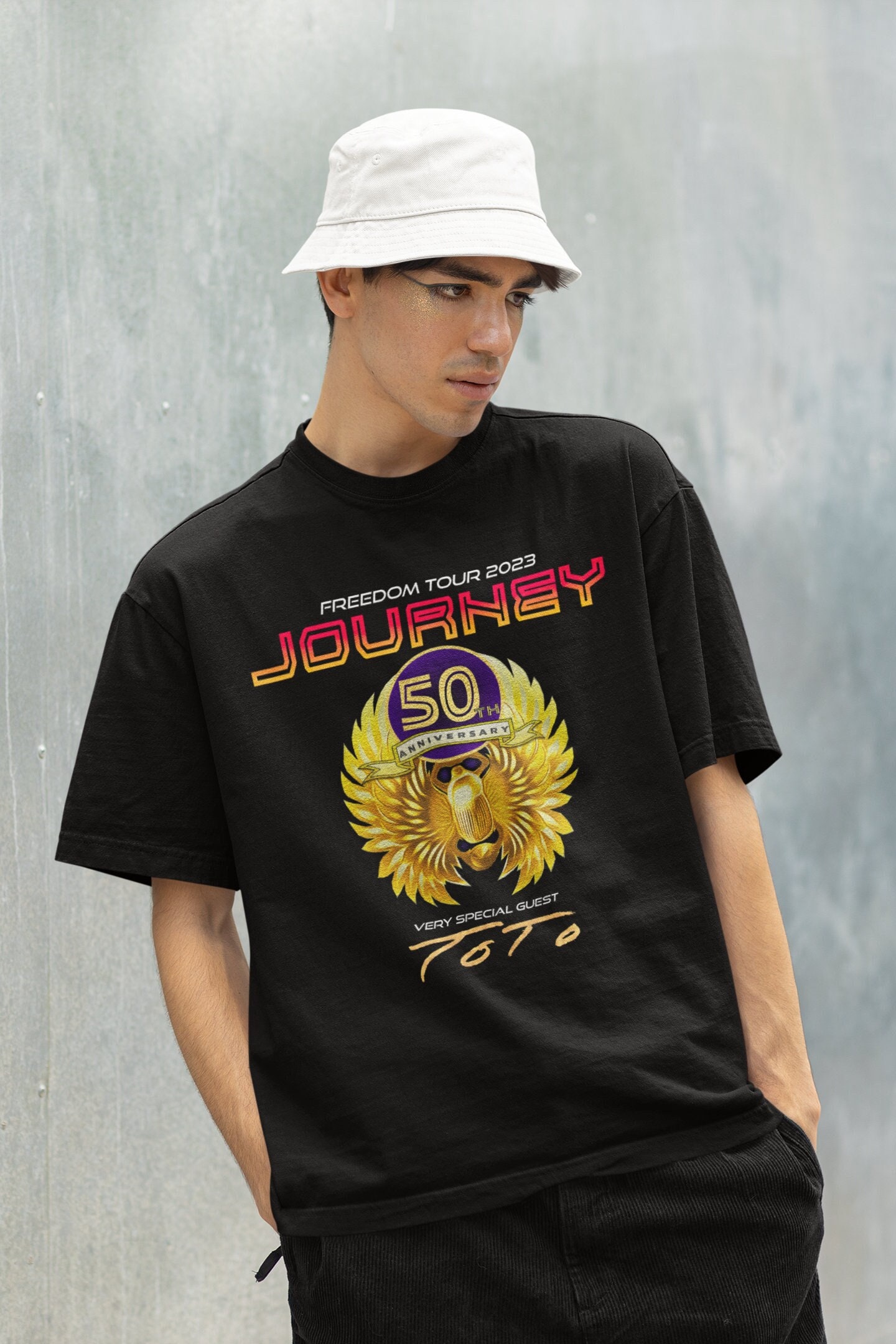 Journey Freedom Tour 2023 Journey 50th Anniversary T shirt, Rock Tour ...