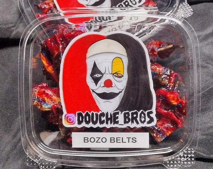 Douche Bro's Bozo Belts. Sour Mini Belts 6oz - Etsy