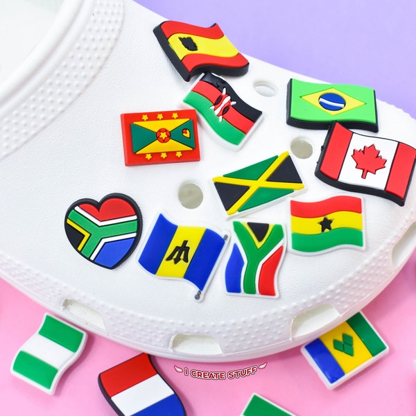 Crocs Flag Charms - Etsy