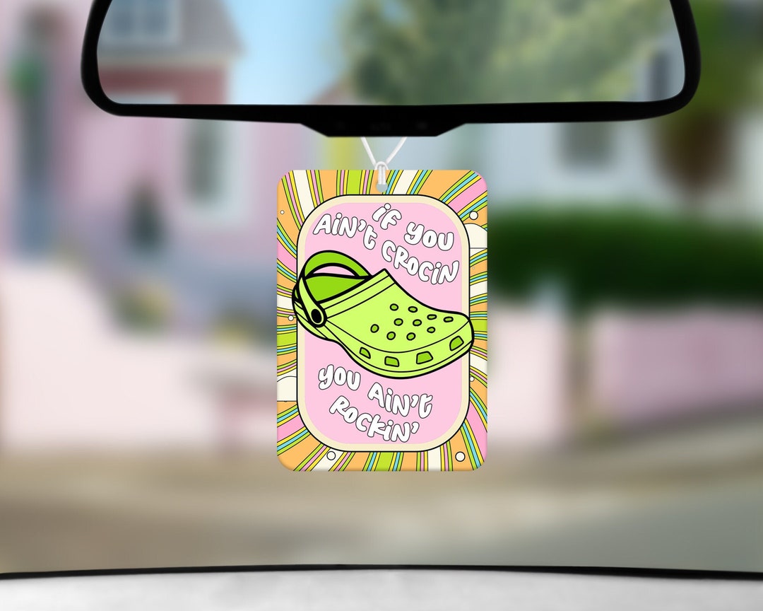 Croc Car Air Freshener, Croc Meme, Car Accessories, Funny Car Freshener ...
