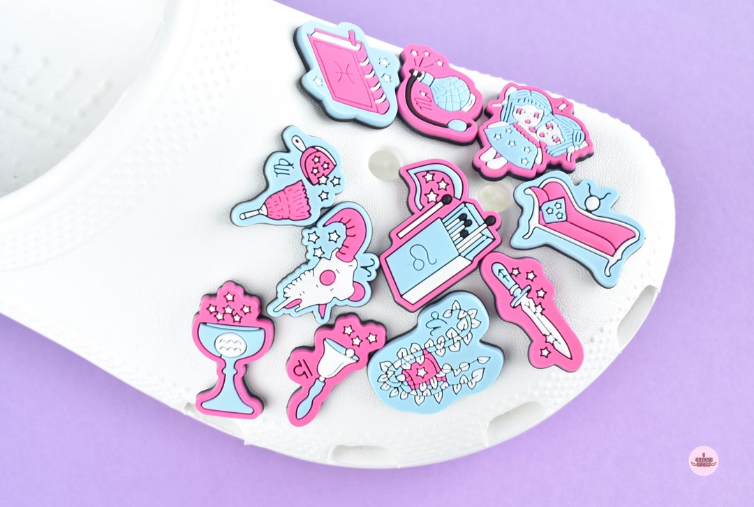 Zodiac Croc Charms, Star Signs Shoe Charms, Horoscope Croc Charm ...
