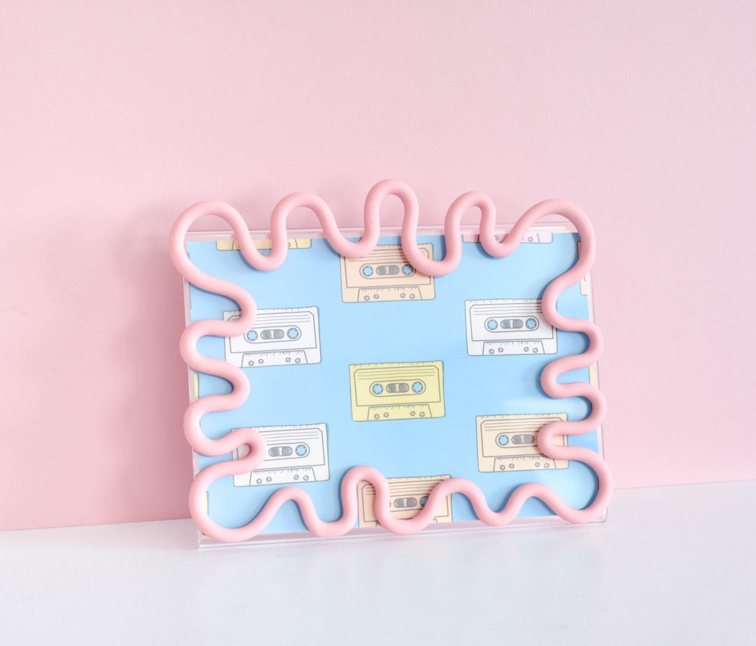 Squiggle Frame Wavy Photo Frame Large Custom 2-3 Weeks - Etsy