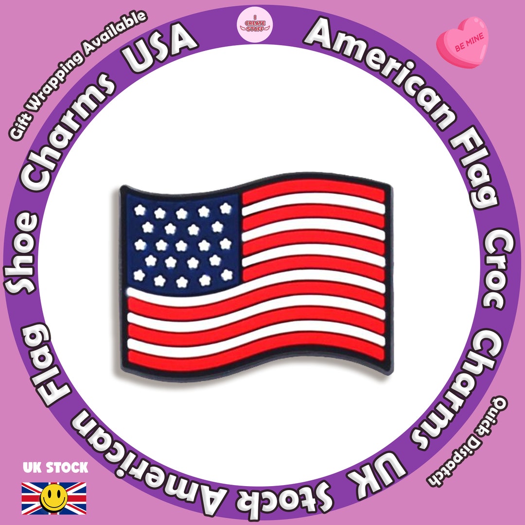 American Flag Croc Charms National Flags Shoe Charms Countries Clog ...