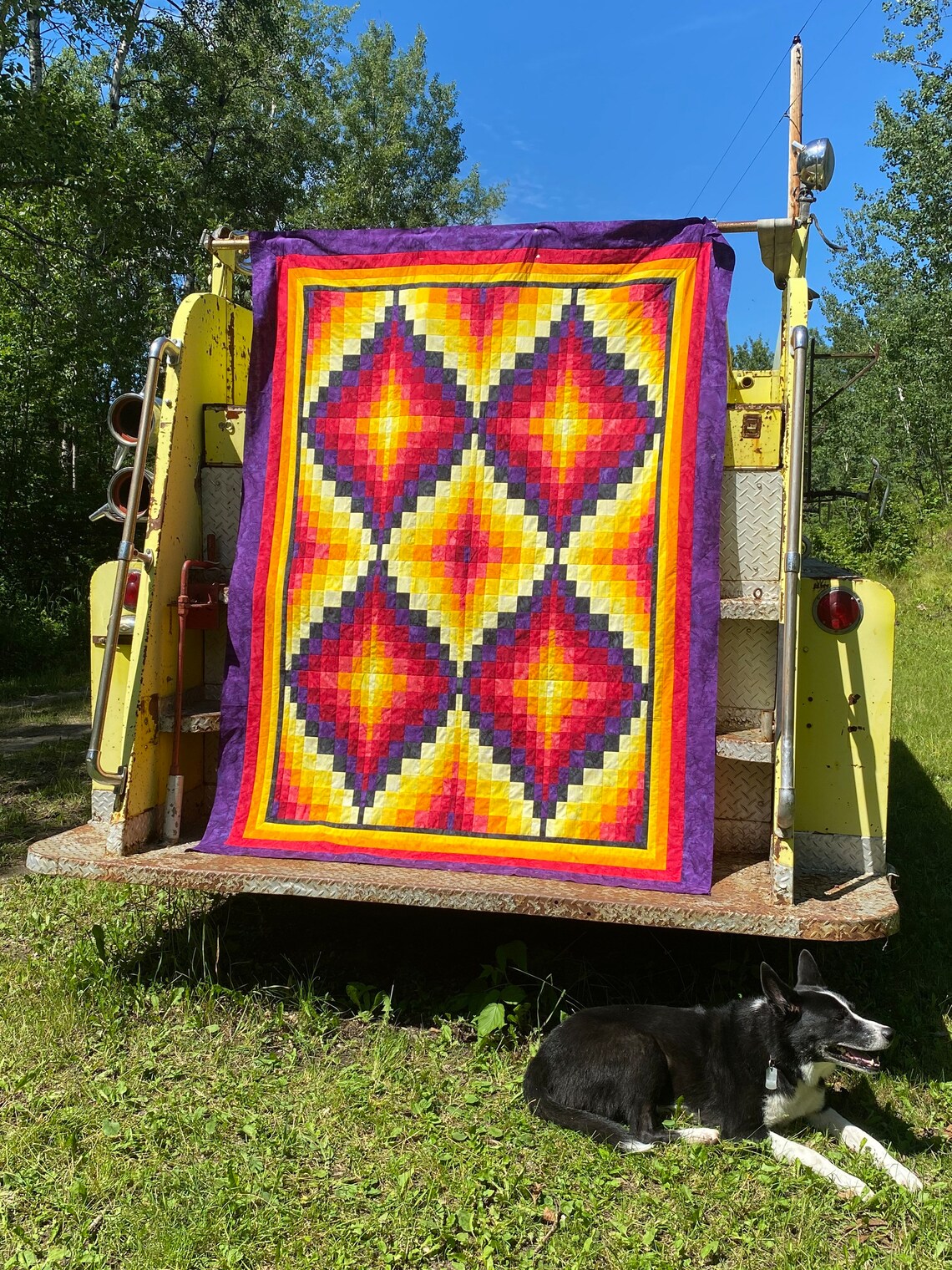Fascinating Facets Bargello Quilt Pattern - Etsy