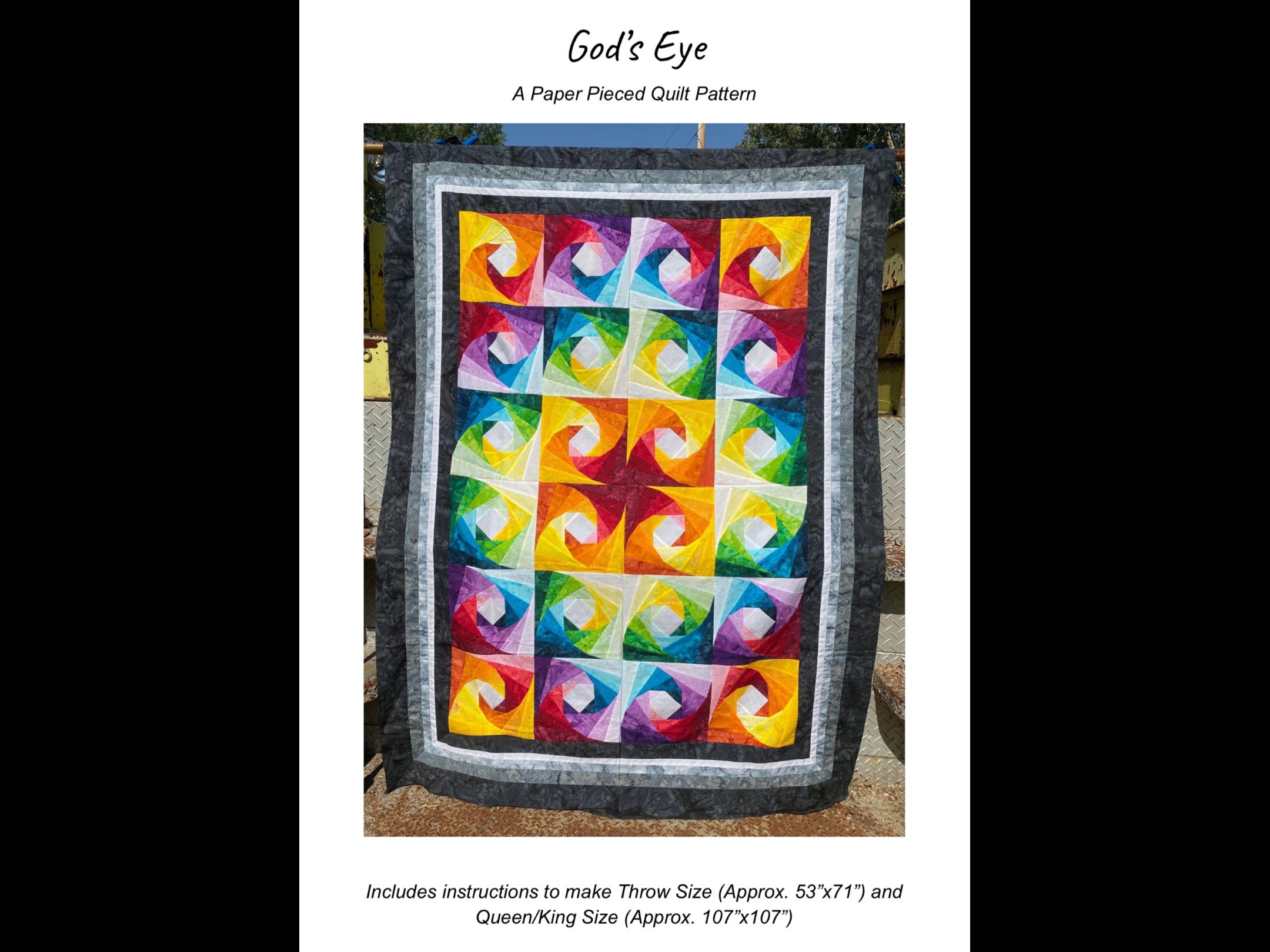 Gods Eye Quilt Pattern PDF Digital Download - Etsy
