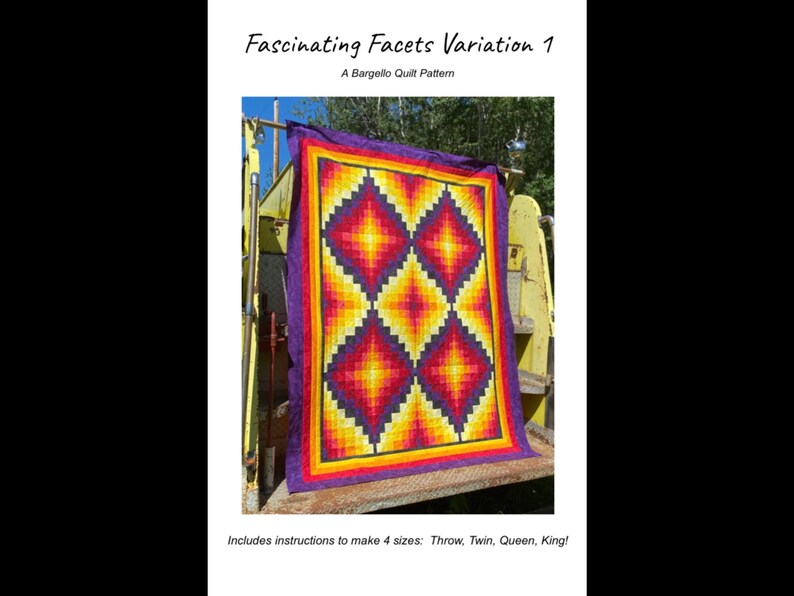 Fascinating Facets Bargello Quilt Pattern - Etsy