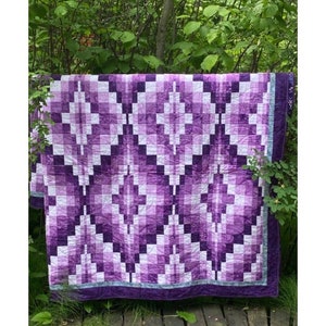 Fascinating Facets Bargello Quilt Pattern - Etsy