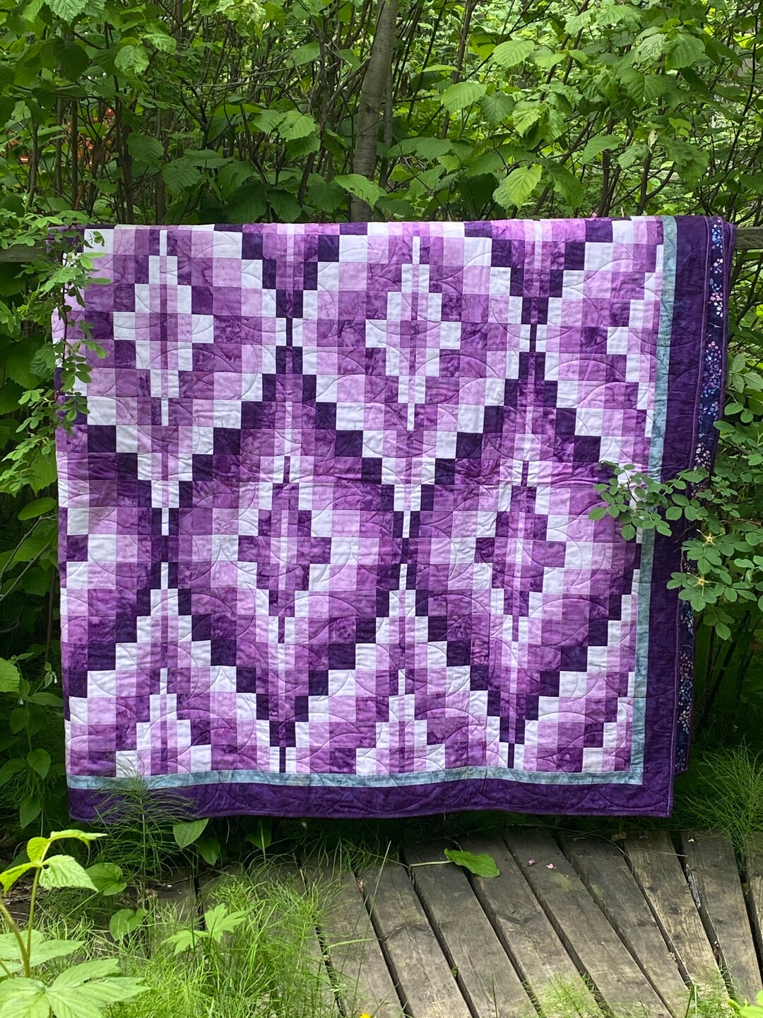Fascinating Facets Bargello Quilt Pattern - Etsy