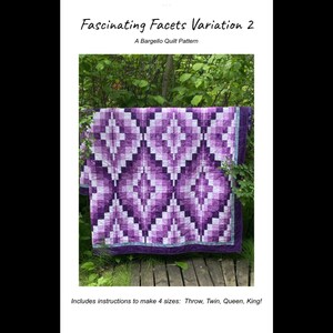 Fascinating Facets Bargello Quilt Pattern - Etsy