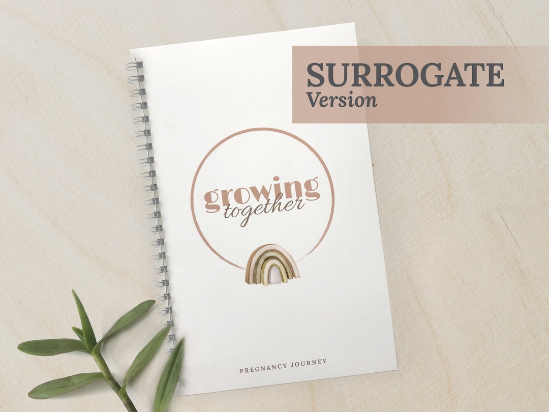 Surrogate Pregnancy Journal Gift, Pregnant Memory Book, Surrogacy ...