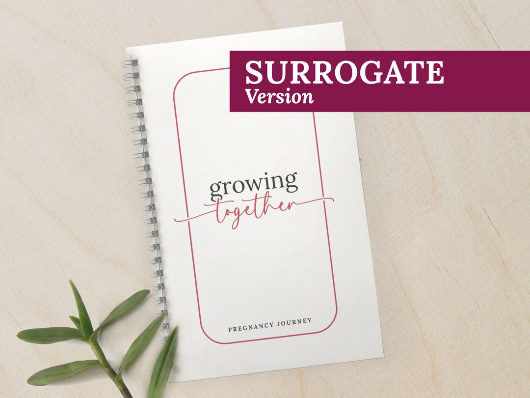 Surrogate Pregnancy Journal Gift, IP Pregnant Memory Book, Surrogacy ...