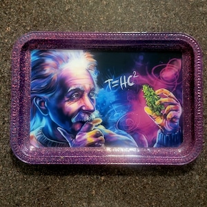 Albert Einstein Rolling Tray - Etsy