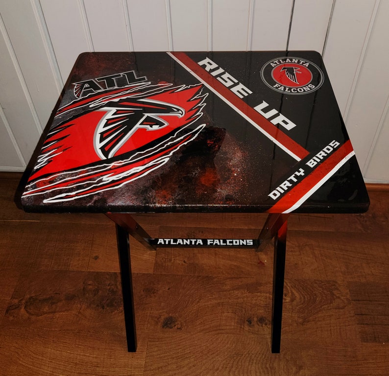 Custom TV Tray NFL Themed Atlanta Falcons - Etsy