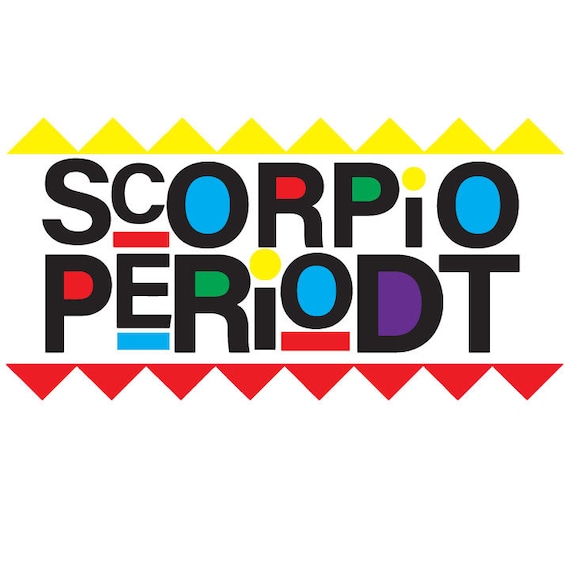 Scorpio Periodt SVG Cut File - Etsy