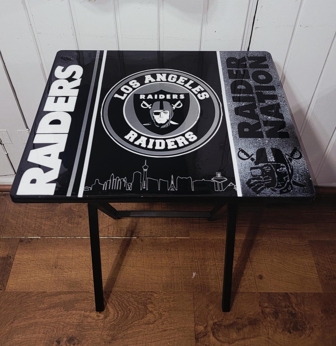Custom TV Tray NFL Themed Raiders - Etsy