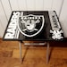 Custom TV Tray NFL Themed Raiders - Etsy