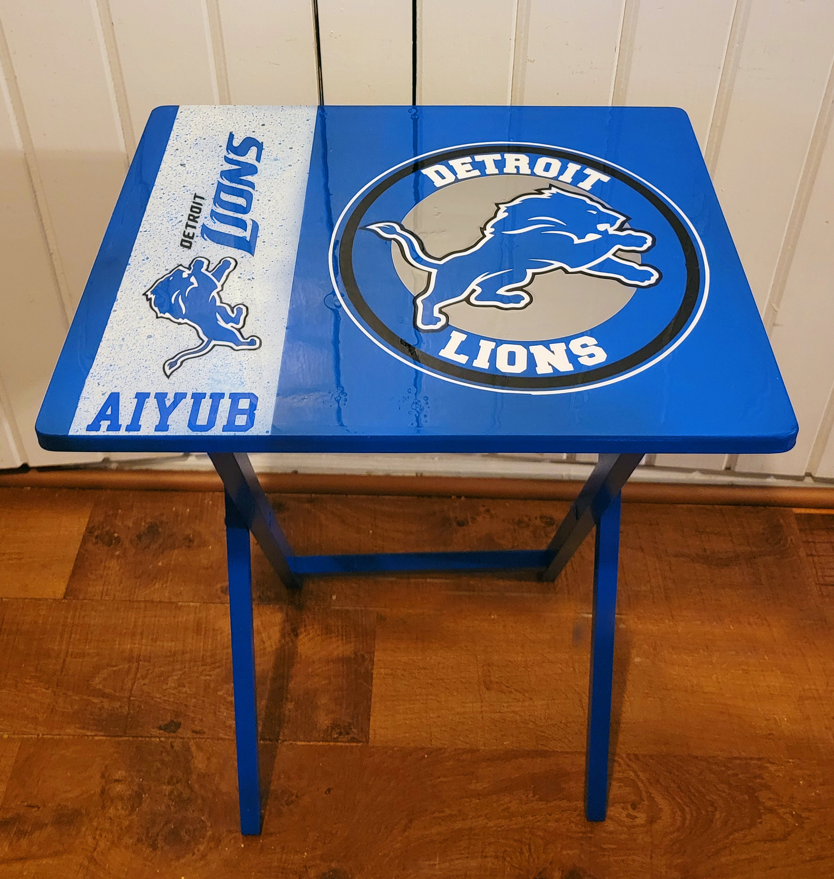 Custom TV Tray NFL Themed Detroit Lions - Etsy