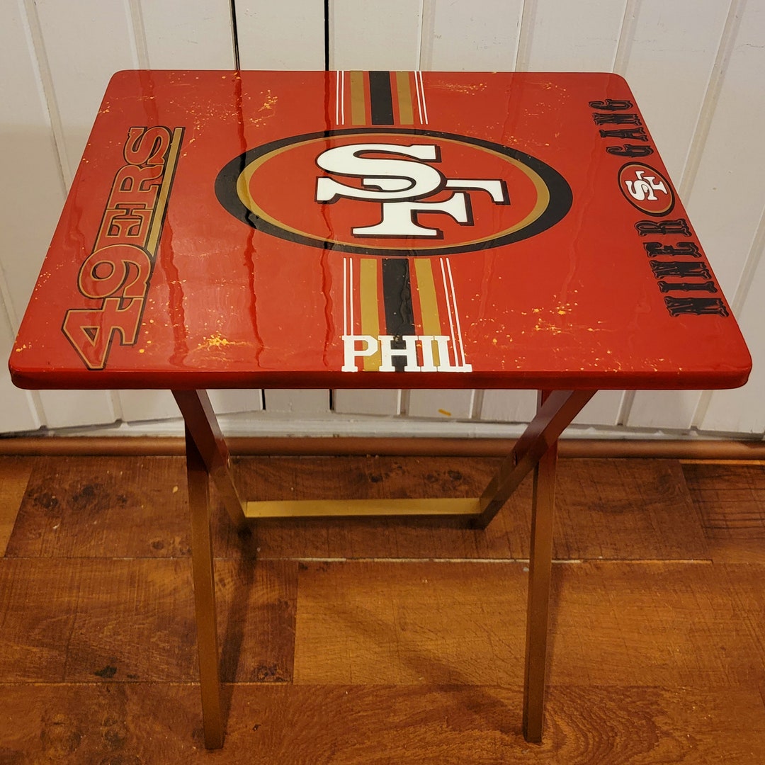 Custom TV Tray NFL Themed Sanfransico 49ers - Etsy