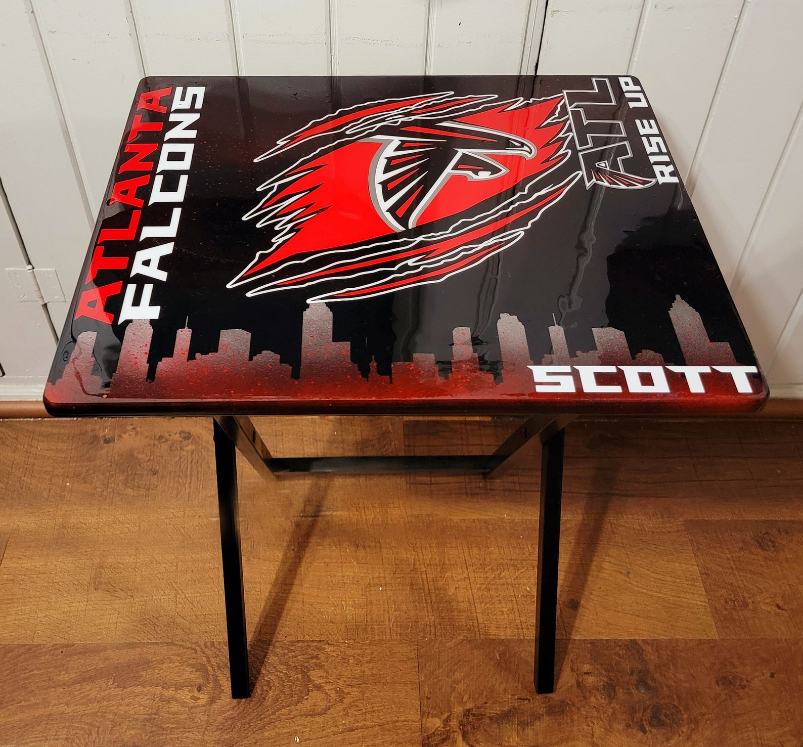 Custom TV Tray NFL Themed Atlanta Falcons - Etsy