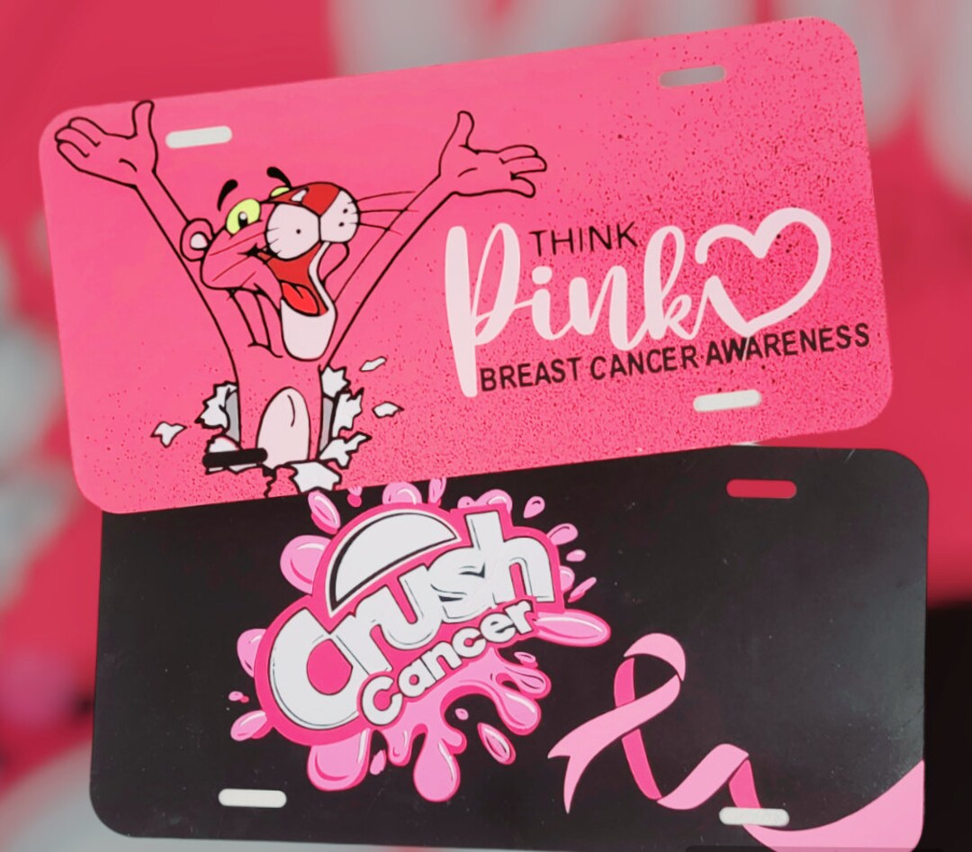 Personalized Novelty License Plates Breast Cancer Awareness - Etsy