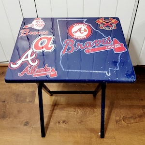 Custom TV Tray MLB Themed Atlanta Braves - Etsy