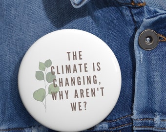 Climate Change Pin - Etsy