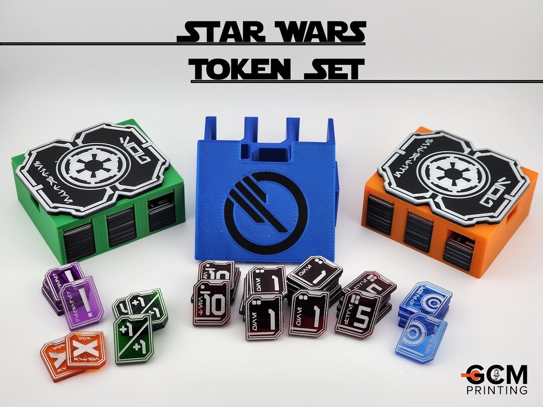Star Wars Unlimited Token Set: 48x TCG Counters With Organizer Box - Etsy