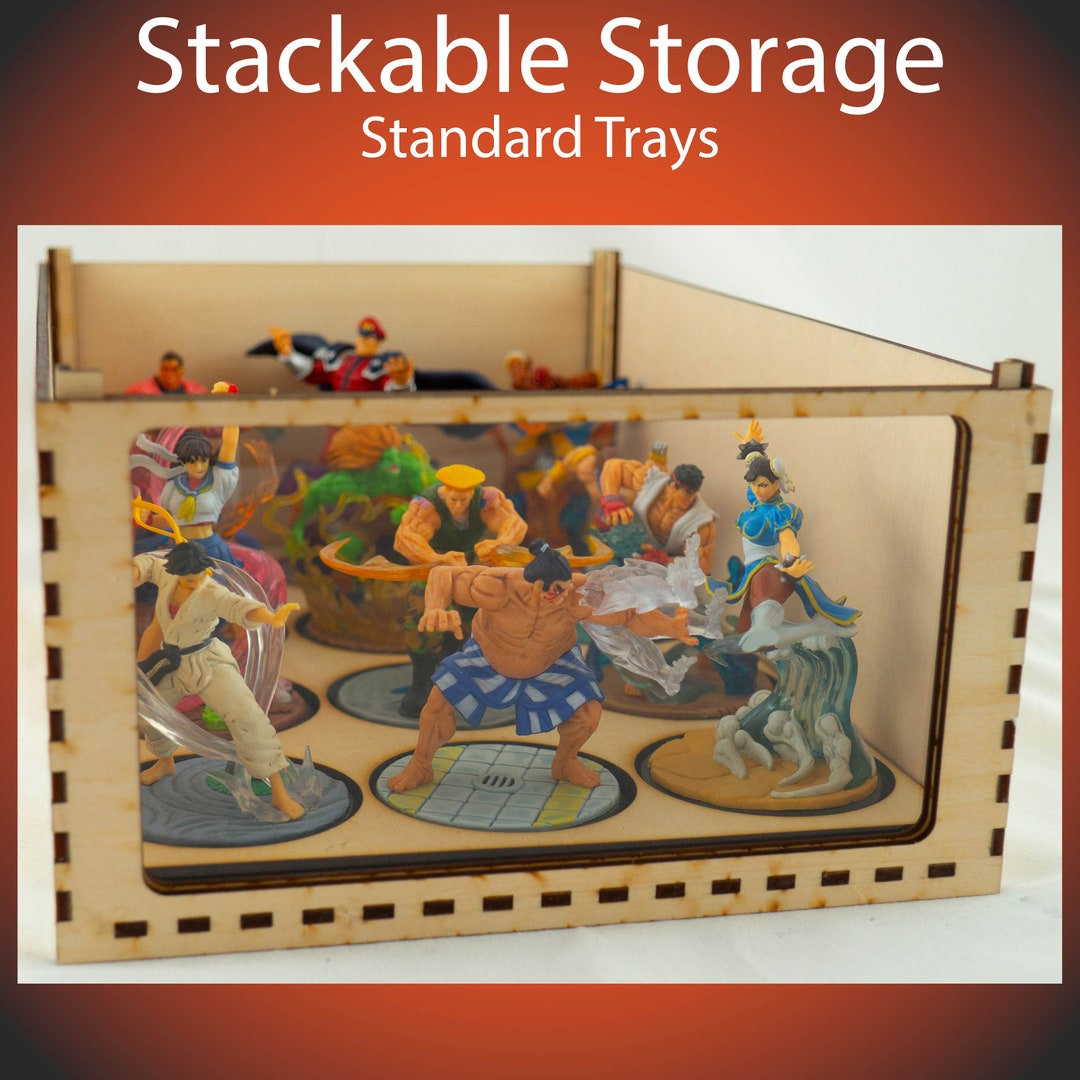 Storage Tray System - STANDARD TRAYS - for Miniatures, Terrain, Etc ...