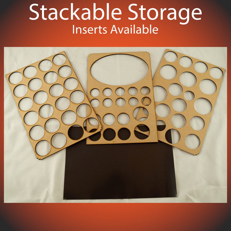 Storage Tray System - CUSTOM LABELED TRAYS - for Miniatures, Terrain ...