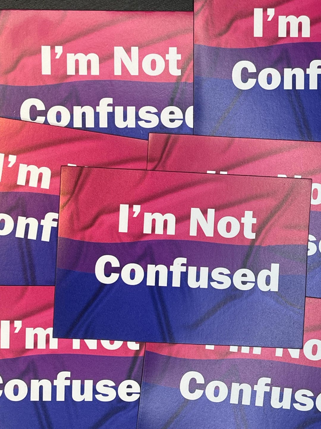 Bi Flag Magnet “i’m Not Confused” - Etsy