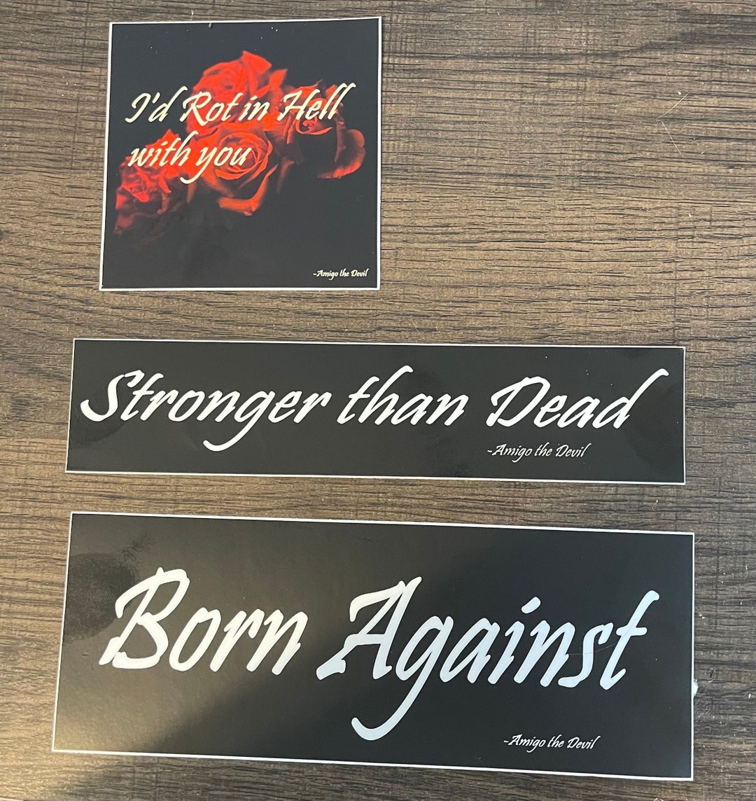 Amigo the Devil Vinyl Sticker Collection - Etsy