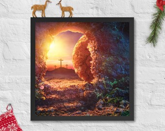 Empty Tomb Art Print-jesus Christ Print-resurrection | Etsy