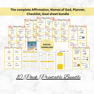 Christian Affirmation Card, Daily Christian Planner, Picture of Jesus ...