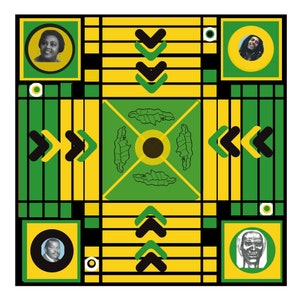 Ludi Board, Jamaica Ludo, Board Ludi Game, Dice Board, Family Boad Game ...