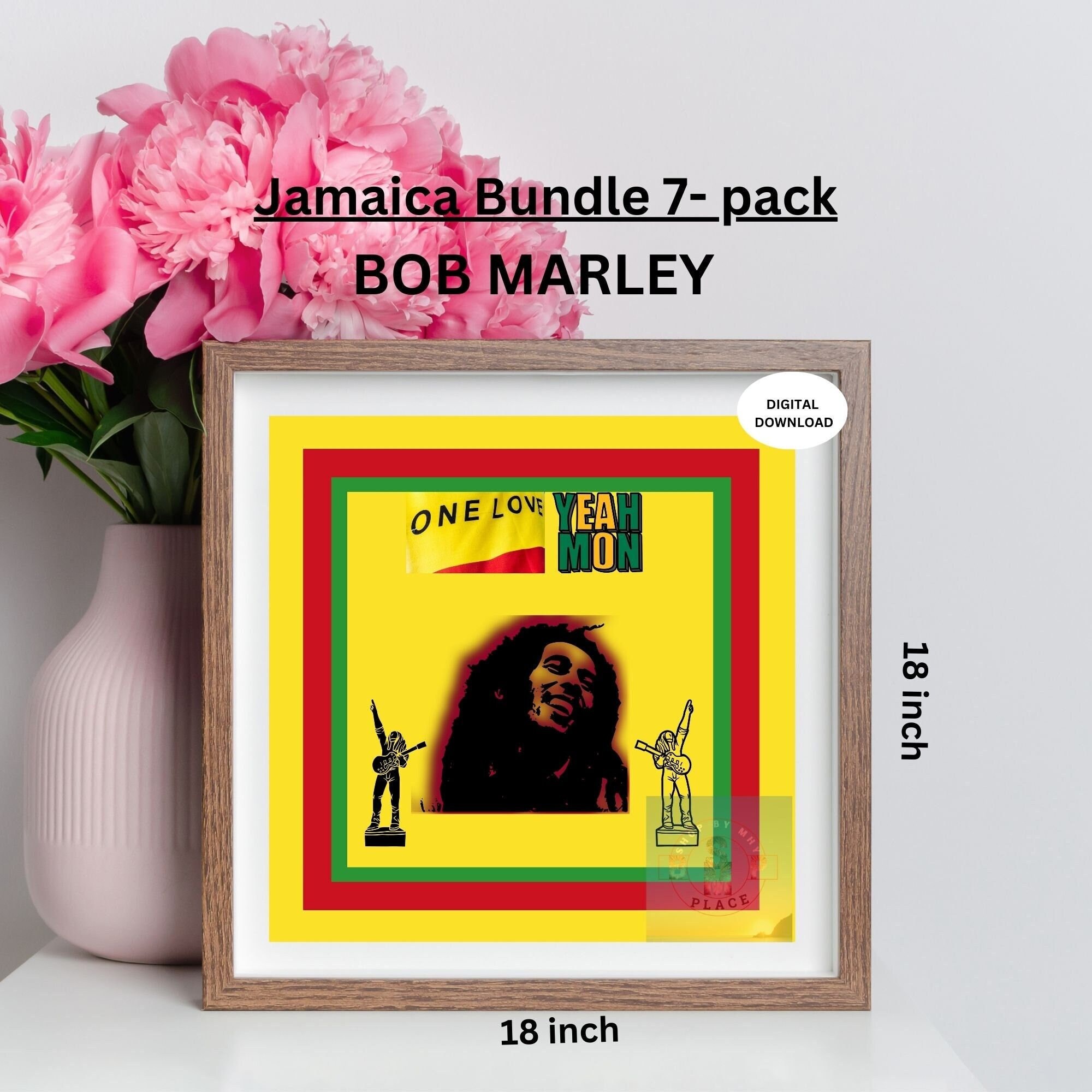 Bob Marley Poster Picture of Bob Marley Icon of Jamaica - Etsy