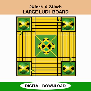 Ludi Board, Jamaica Ludo, Board Ludi Game, Dice Board, Family Boad Game ...