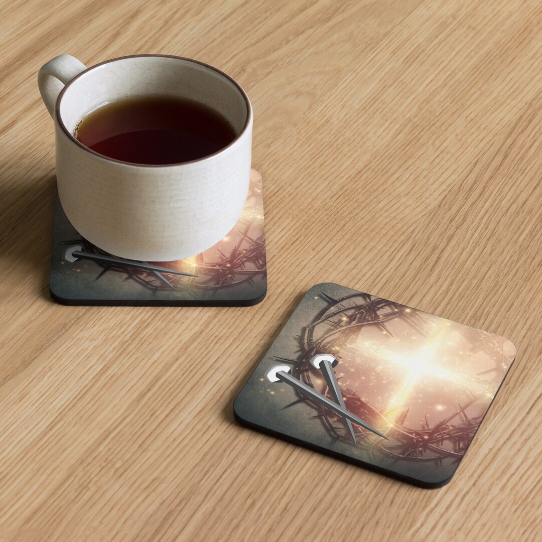 Christian Coaster, Crucifixion Coaster, Cross of Jesus Christ, Catholic ...
