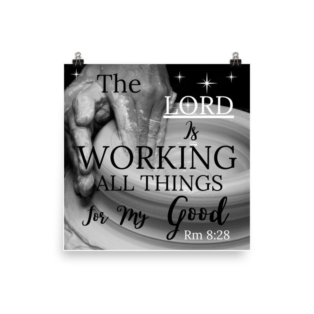 Bible Verse Art-modern Christian Art-christ Art-the Lord is Working All ...
