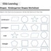 6 Printable Practice Kindergarten Shapes Worksheet - Etsy