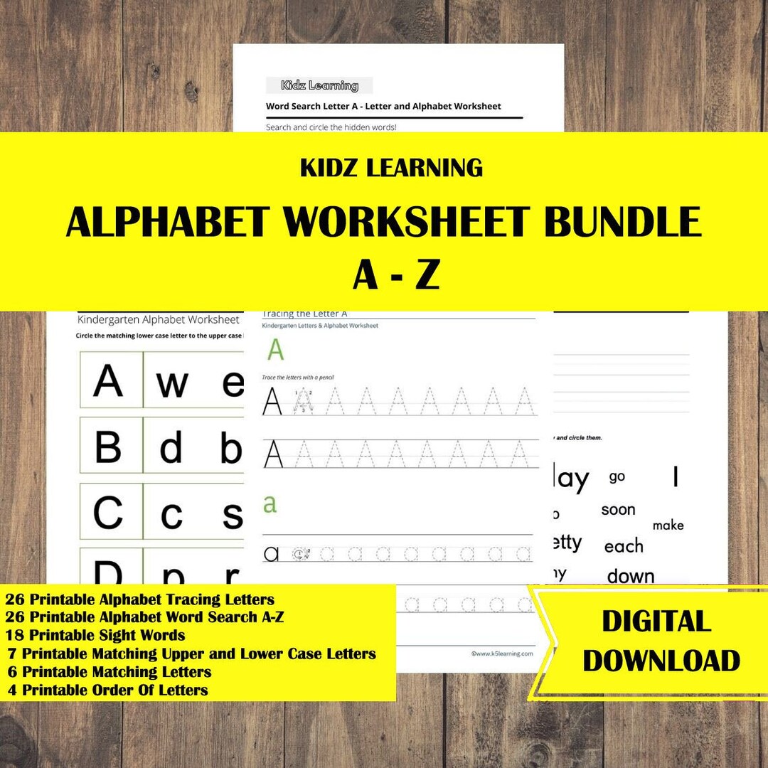 Descargas de hojas de trabajo imprimibles del alfabeto - 87 páginas en ...