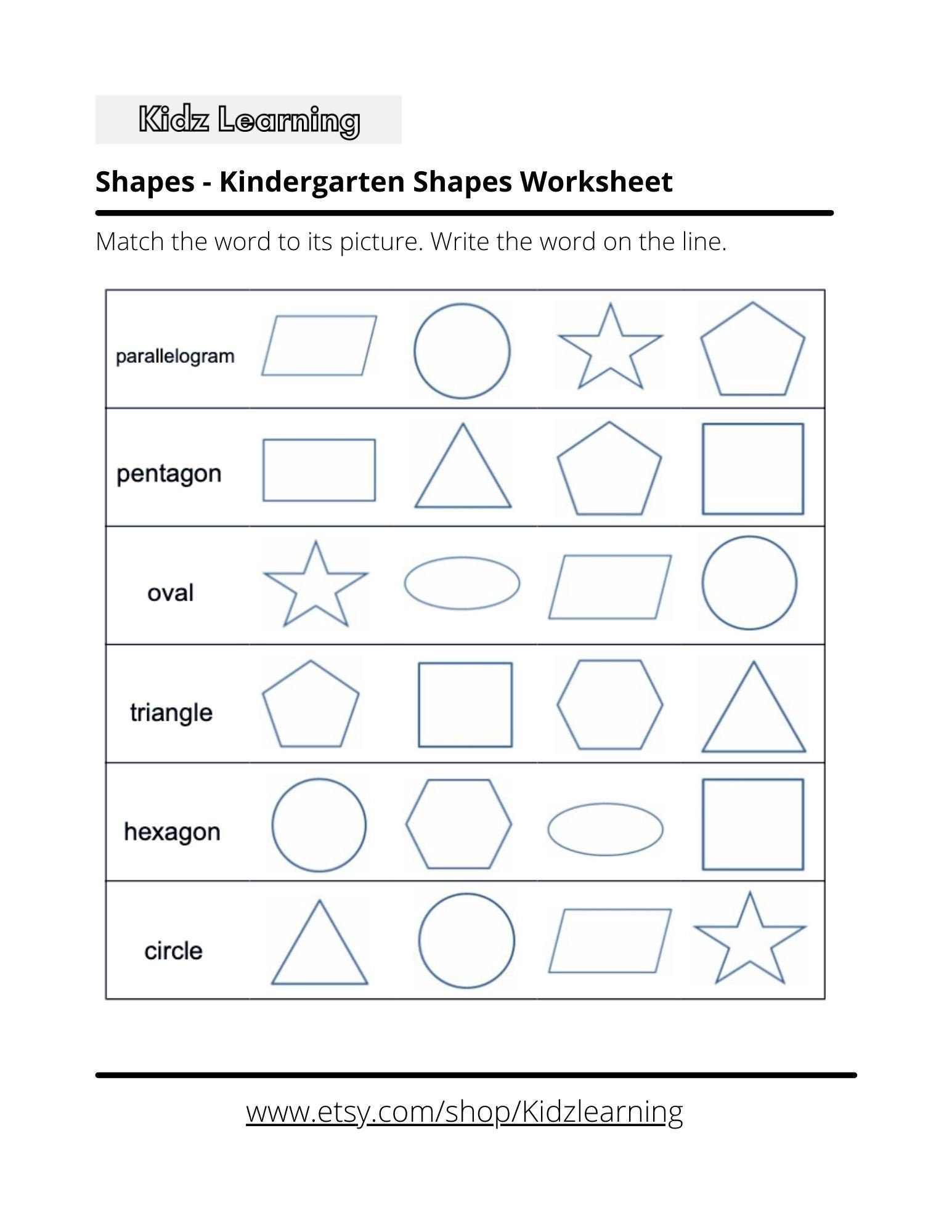 Pentagon Shapes Worksheets