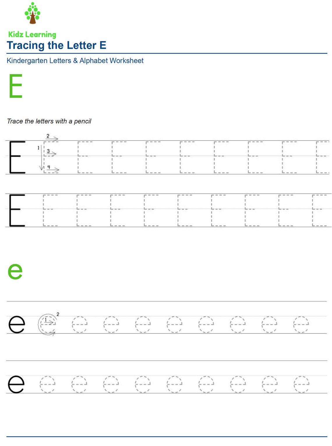 26 Printable Alphabet Tracing Letters Worksheets. Preschool-k5 - Etsy