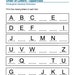 Printable Alphabet - the Alphabet | Order of Letters - Etsy
