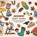 Autumn Doodle Clipart Autumn PNG Autumn Planner Autumn - Etsy