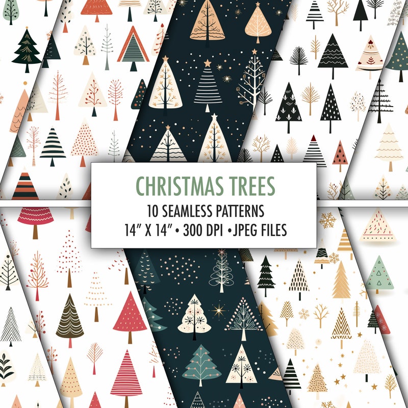 Tree Scrapbook Paper - Etsy